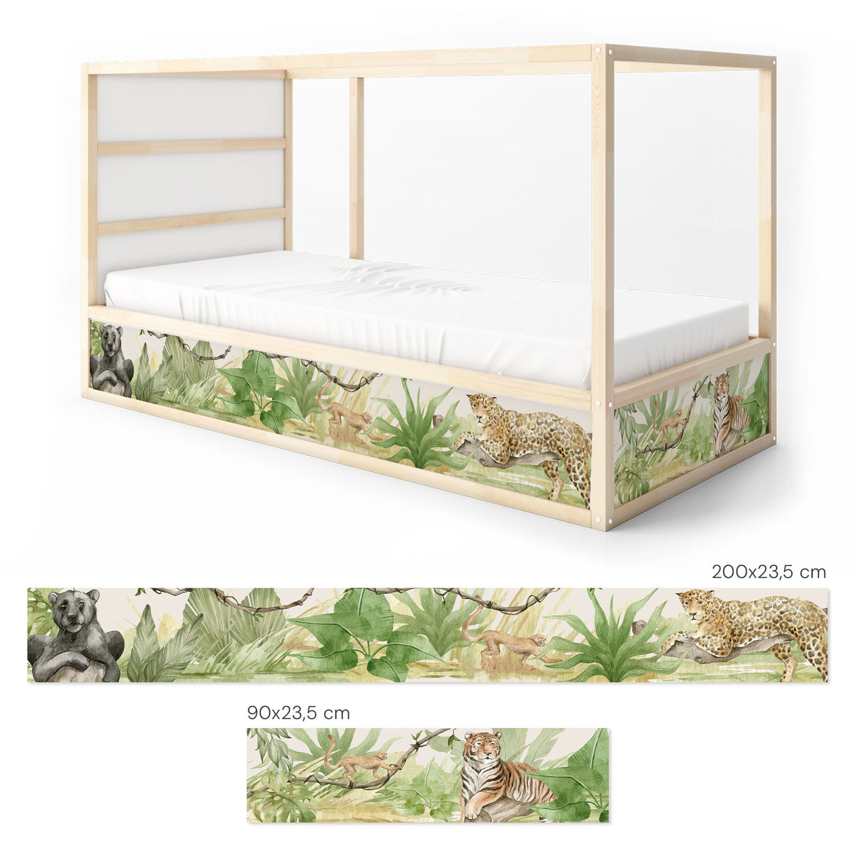 Ikea Kura Bett Aufkleber