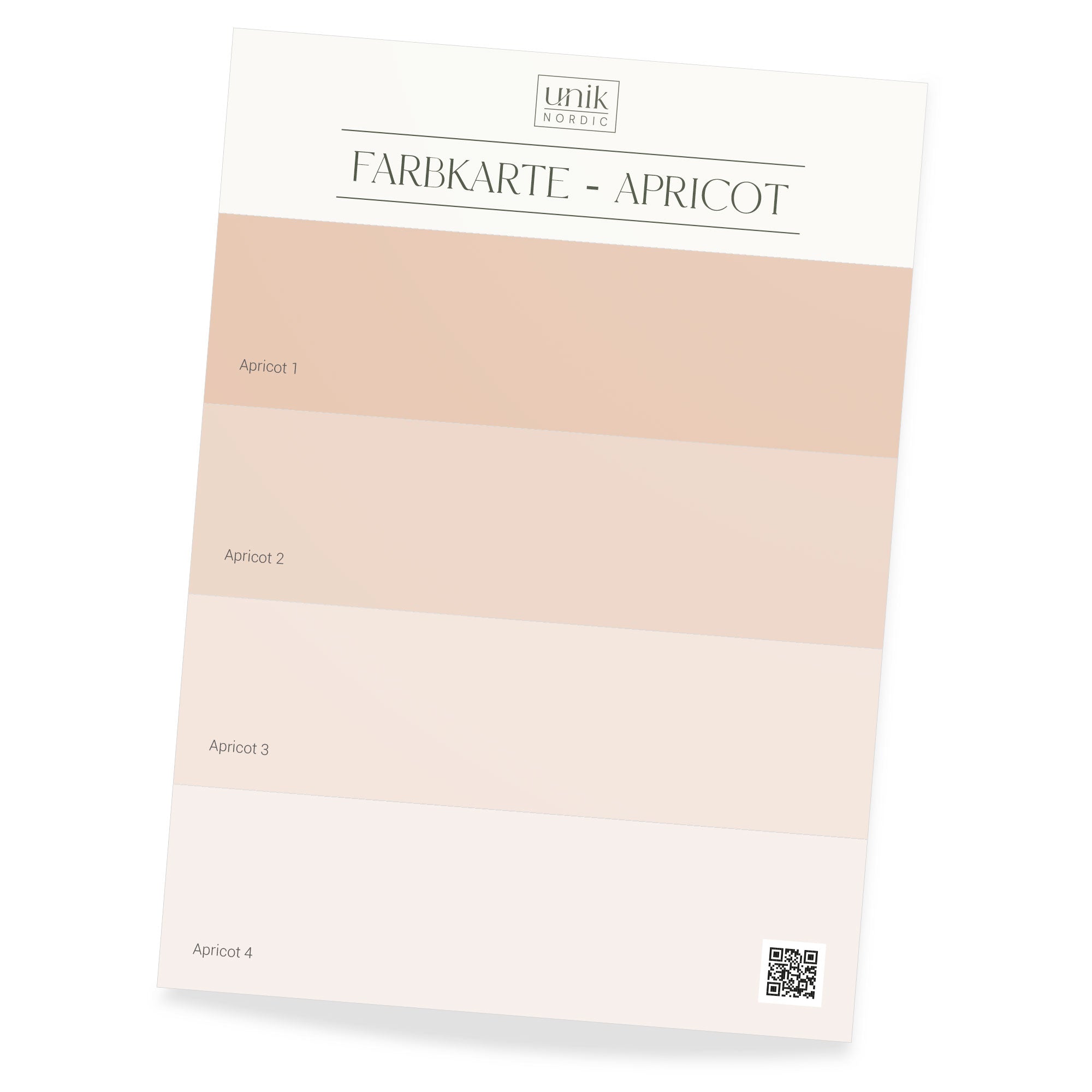 Apricot color chart – Unik Nordic