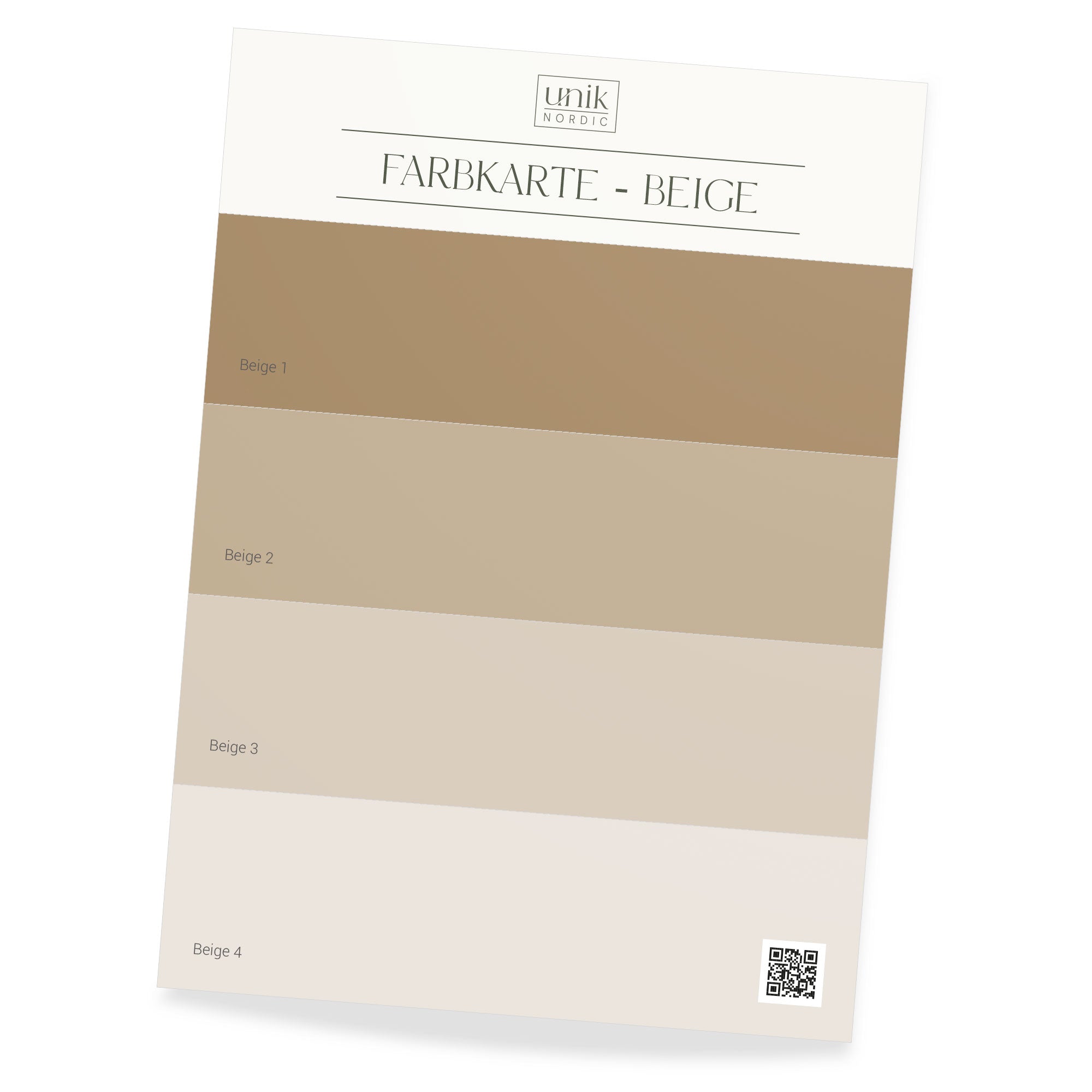 Beige color chart – Unik Nordic