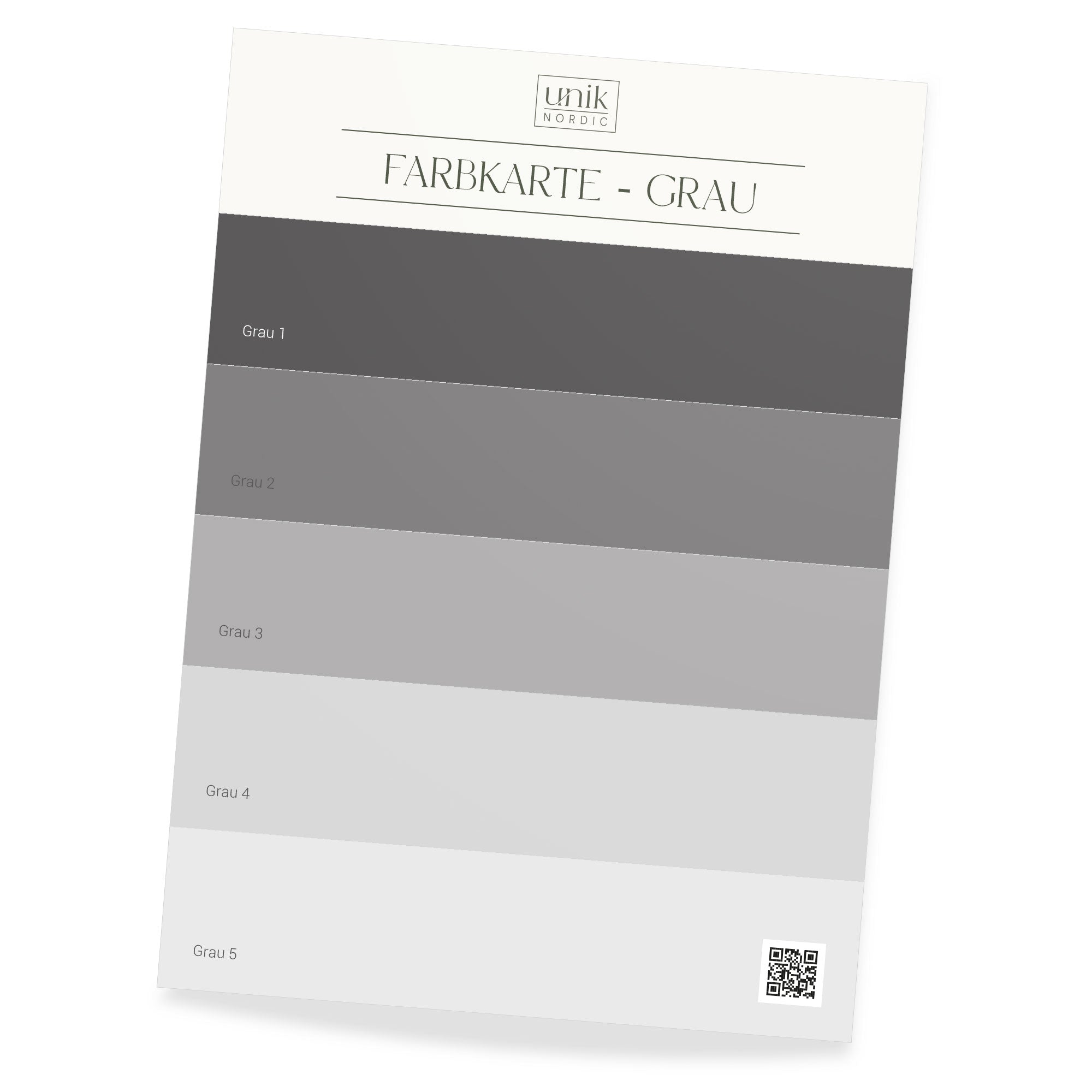 Color chart gray – Unik Nordic